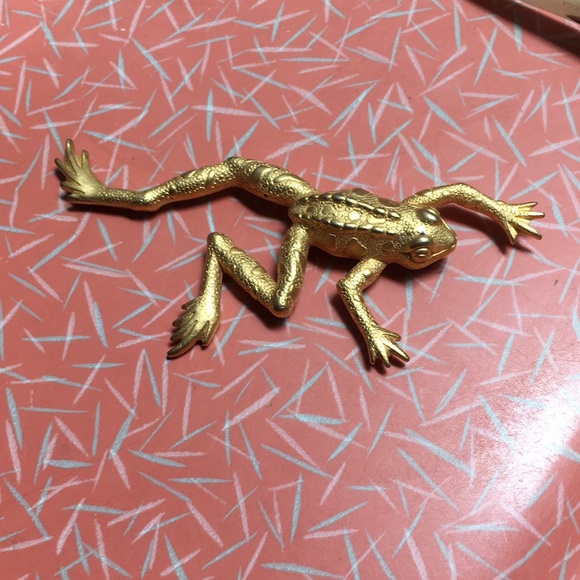 JJ jewelry | Jewelry | Vintage Signed Jj Frog Pinbrooch | Poshmark